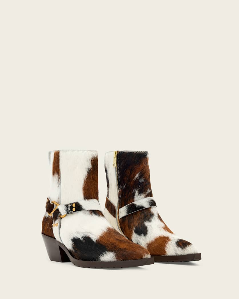 Fox Carabiner Western Boot COW PRINT | ALLSAINTS